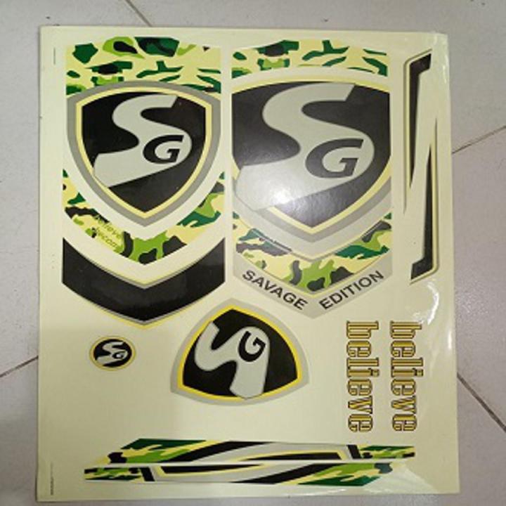 SG cricket bat stickers | Daraz.com.bd