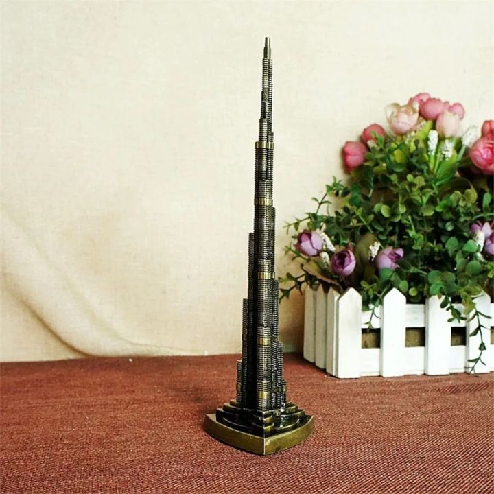 Burj Khalifa Statue Famous Architecture Model State Building (Showpiece ...
