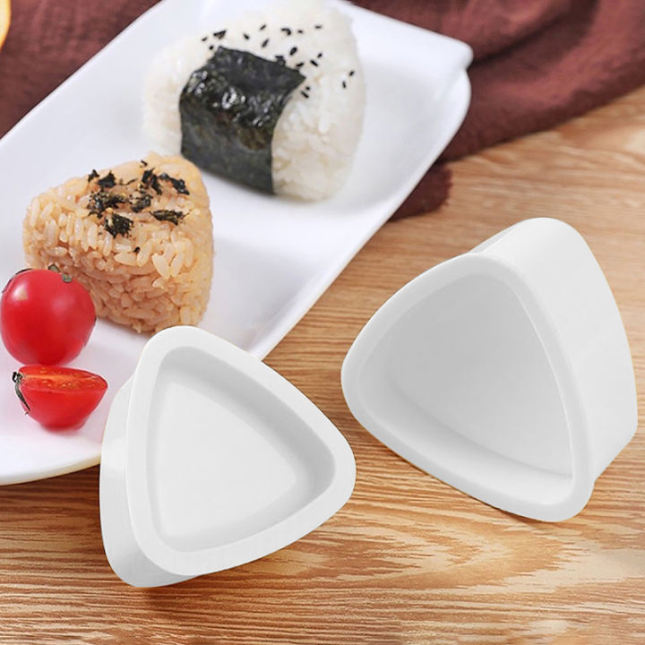 【Eco-friendly】 Sushi Mold Onigiri Diy Rice Ball Food Press Triangular ...