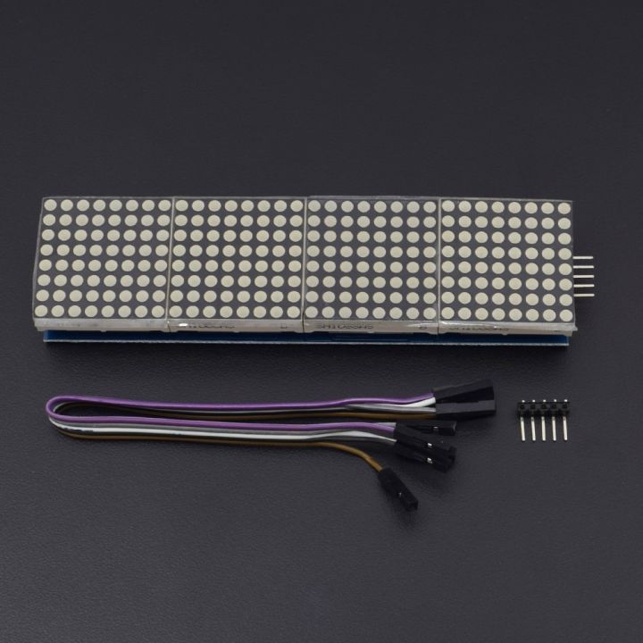 MAX7219 Dot Matrix Display Module RED Color 4 In 1 8×8 Dot ...