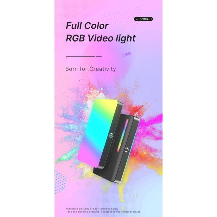 Ulanzi VL120 RGB Video Light Mini Portable 2500K-9000K LED Fill Light ...