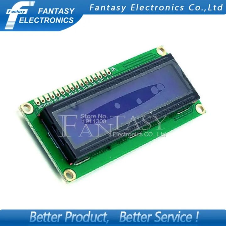 【Lejia】lcd 1602 blue screen LCD Display Blue Blacklight and white code ...