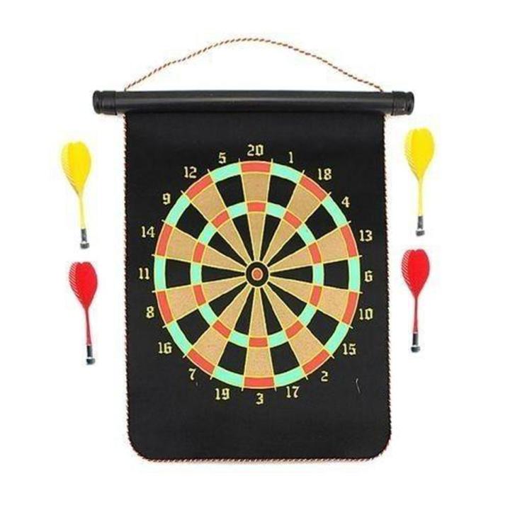 Magnetic Velvet Plastic Steel Magnet Reversible Dart Board Two-Sides ...