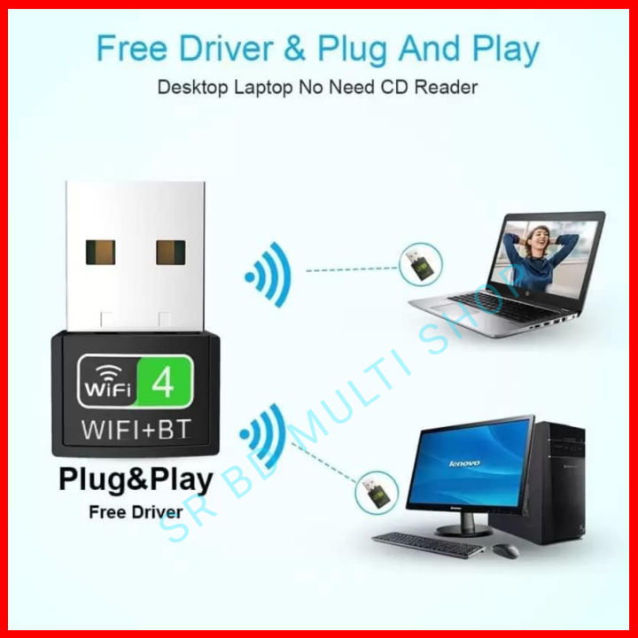 USB wifi Bluetooth Adapter V4.0 Wireless network Card wifi antenna ...