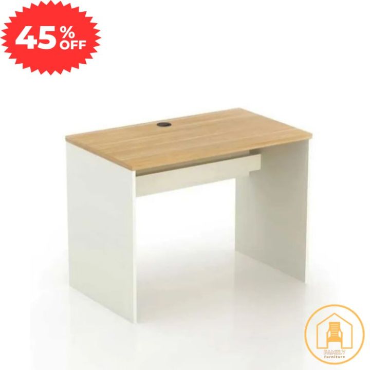 Study & Computer Table with Keyboard Slider, Home Office Desk, Laptop ...