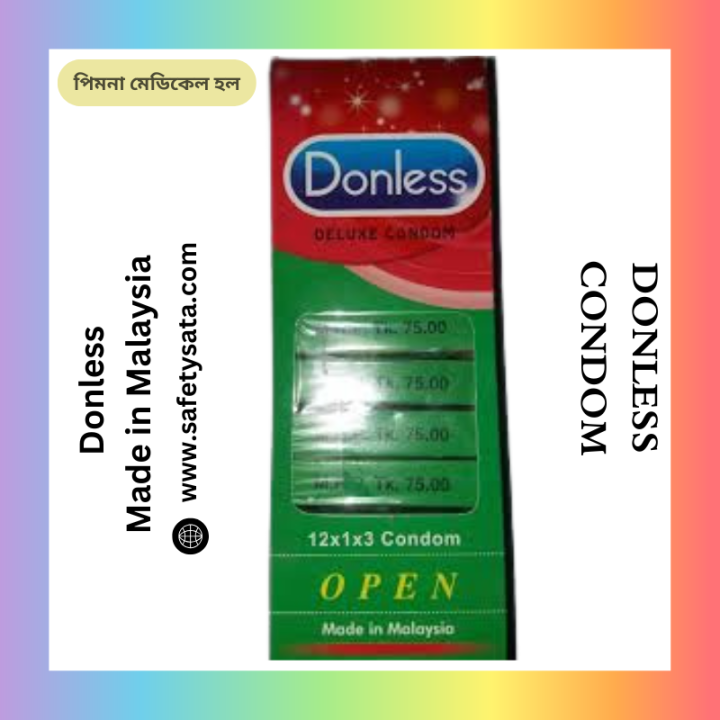 Donless Condom Made in Malaysia - 1 Packet 3pcs | Daraz.com.bd
