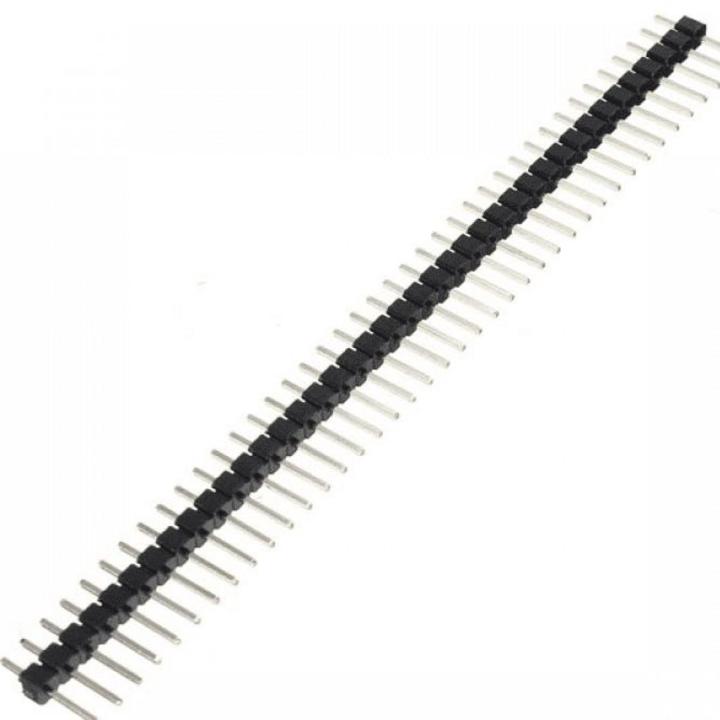 5Pcs- MALE 40×1 ROW Male Header Pin 40×1 Straight Pins Single Row 2 ...