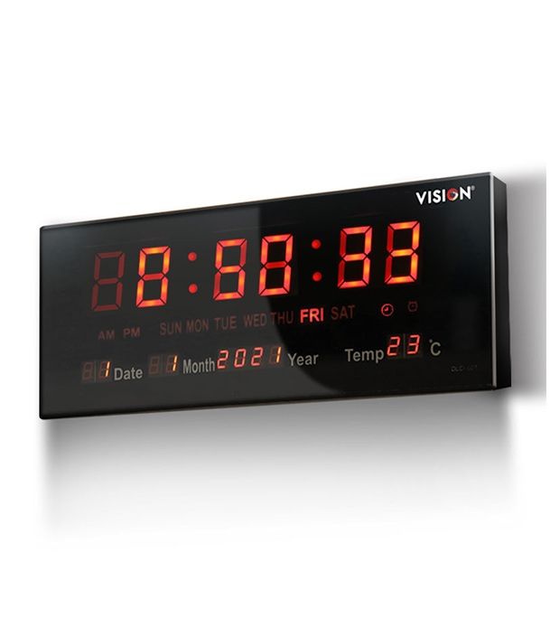 Vision Digital LED Clock VIS-DLC-001 | Daraz.com.bd