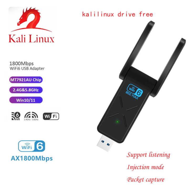 AX1800M WiFi6 dual-band Gigabit wireless card using 7921AU chipset 2.4G ...