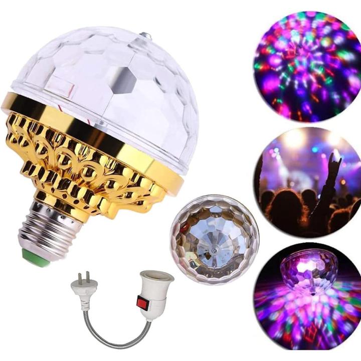 Colorful Rotating Magic Ball Party Lamp DJ Lights | Daraz.com.bd