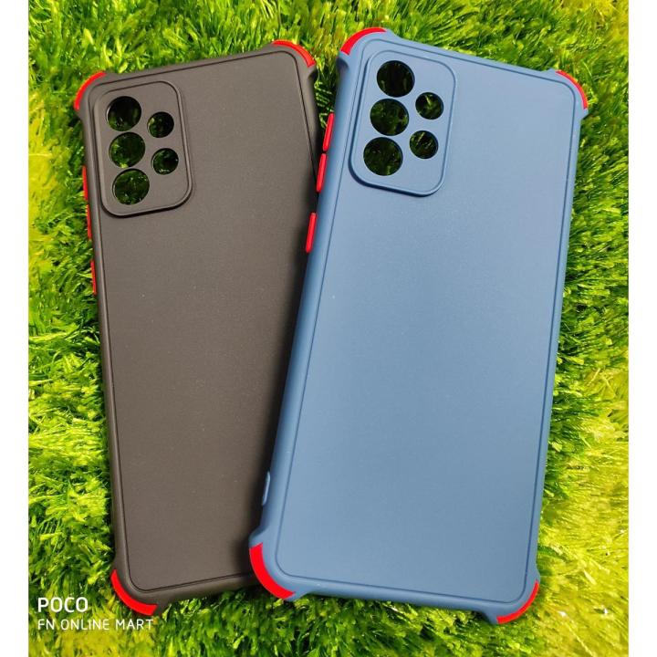 Bumper Cover for Samsung Galaxy A72 Matte Finished Silicone Back Cover ...