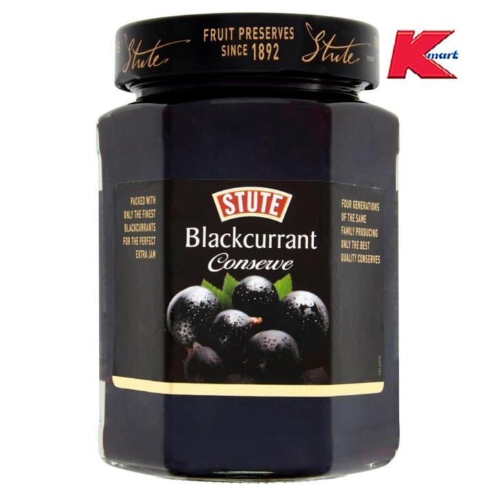 Stute Jam Blackcurrant Conserve - 340g | Daraz.com.bd