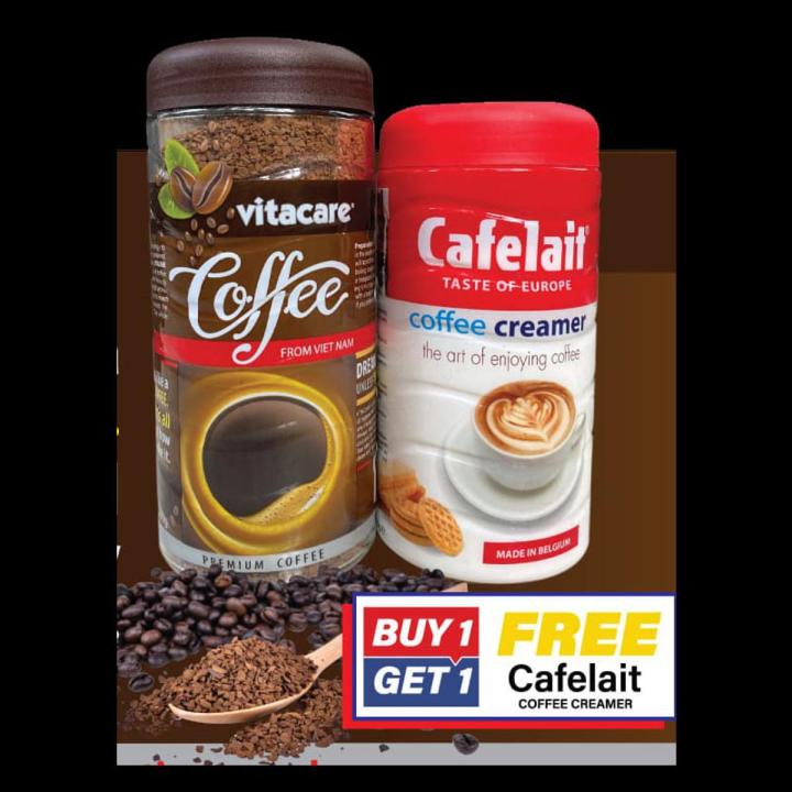 Vitacare Coffee (200G) with Free Cafelait Coffee Creamer | Daraz.com.bd