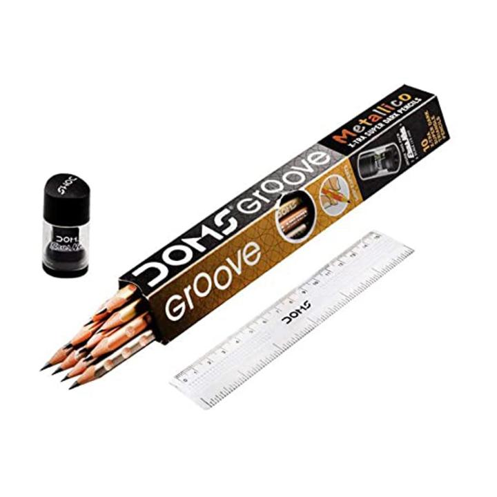 Doms Groove Metallico Pencil (1 Box) | Daraz.com.bd