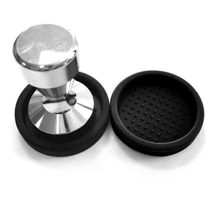1PCS Black Silicone Round Coffee Tamper Mat Espresso Diameter NO Coffee ...
