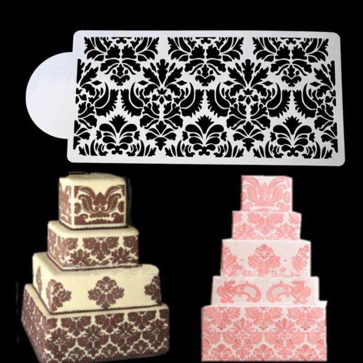 Cake Stencil Fondant Molds Flower Form Cake Decorations Tools Pastry ...