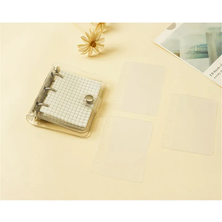 Student Portable Small Notebook Ring Binder Kawaii Daily Memos Mini ...