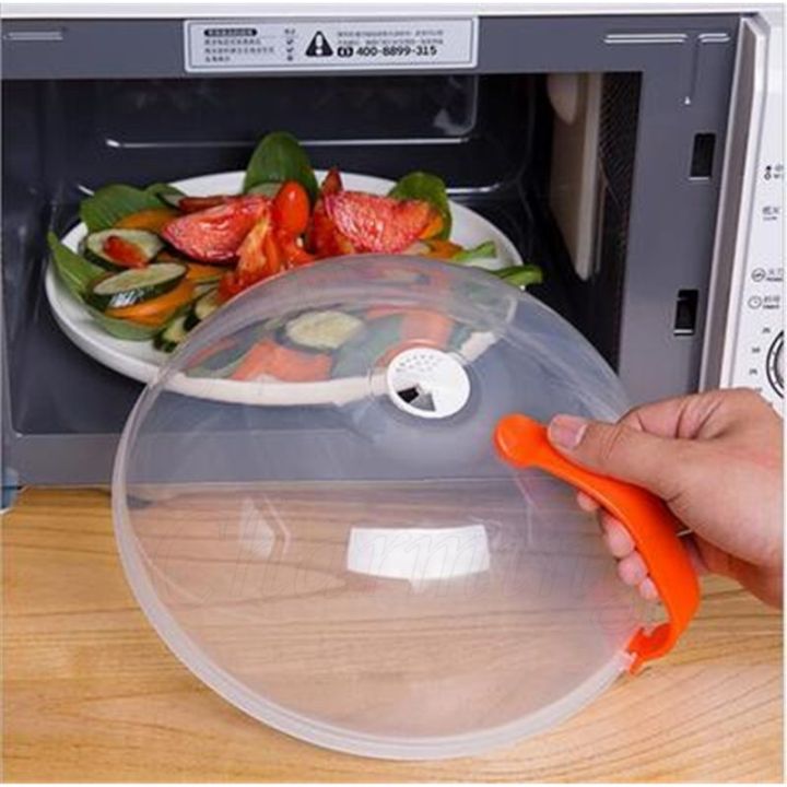 Microwave Dome Cooking Food Safe Plastic Large Microwave Dome Plate Lid ...