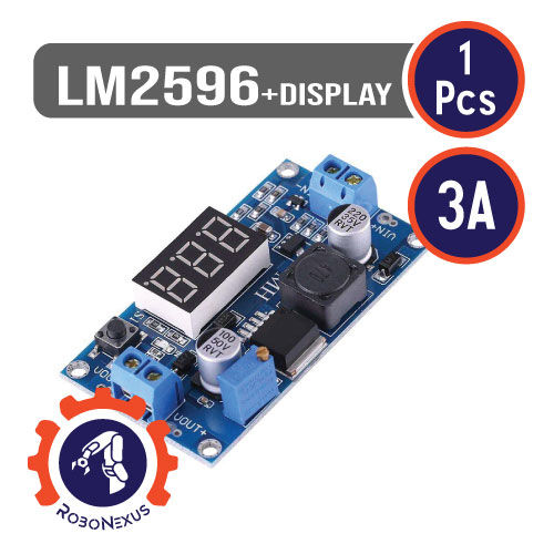 1pcs LM2596 with Display DC-DC 3A Max Adjustable Buck Power Supply ...
