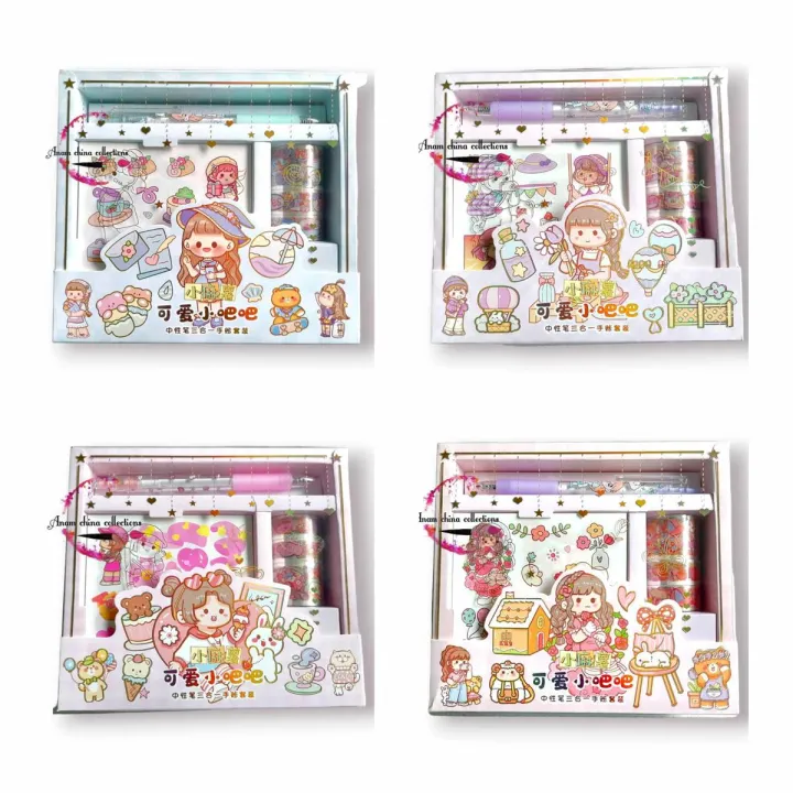 6ps Stickers, 3ps Was Tape,1ps Pen In One Box (No Choose option ...