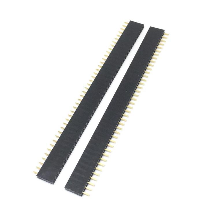 【happy one】Single Row Straight FEMALE PIN HEADER 2.54MM PITCH Strip ...