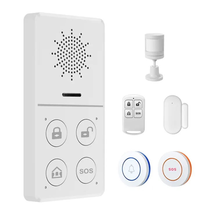 WiFi Wireless Alarms Kit with Motion Sensor Window Sensor Door Sensor ...
