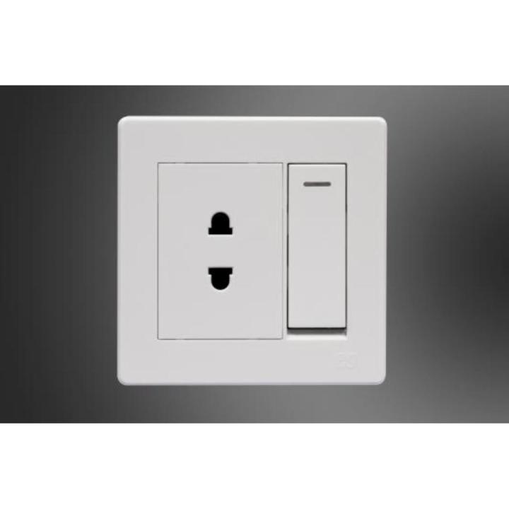 Energypac EG Aristro Series 10A 2 Pin Socket Electrical Wall 2Pin ...