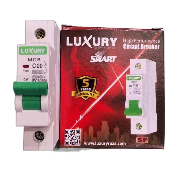 Luxury MCB SP 20A 6kA Miniature Circuit Breaker Single With 5 Years Gurantee Single Pole 1P ...