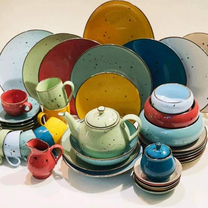 Exclusive Sigma Multicolor 60 piece Dinner Set Dinner Set 60 pieces ...