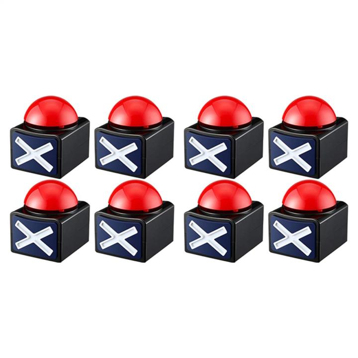 8PCS Game Answer Buzzer,Game Buzzer Alarm Sound Play Button with Light ...