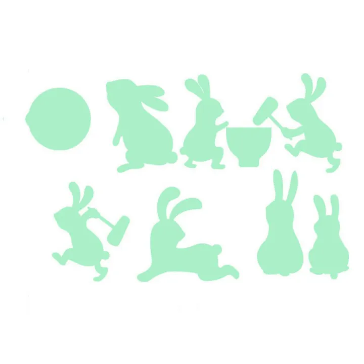 【Lejia】Cartoon Luminous Rabbit Sticker Sticker | Daraz.com.bd