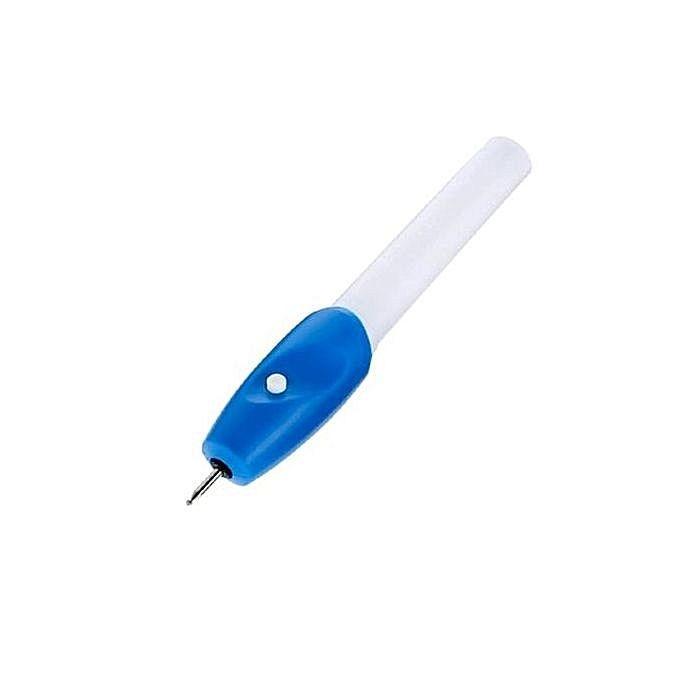 Electronic Engraver Curving Pen - Blue and White | Daraz.com.bd