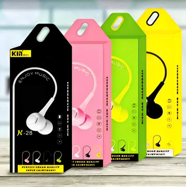 KIN Earphone K28 Stylish Stereo In-Ear Headphone with Balanced sound quality - In-Ear Headphone ...