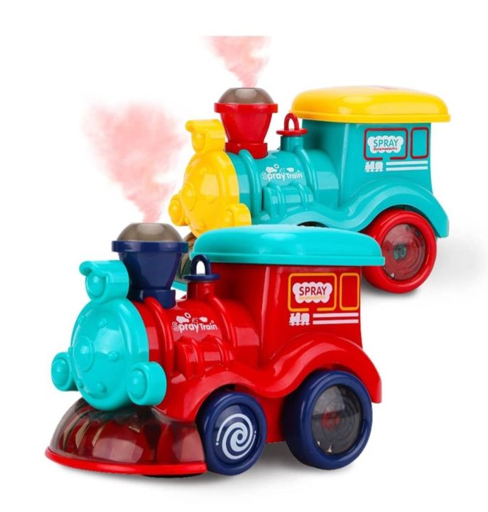 TOY RK SHINE Fun Train, Go Steam Train Locomotive, Classic Battery ...