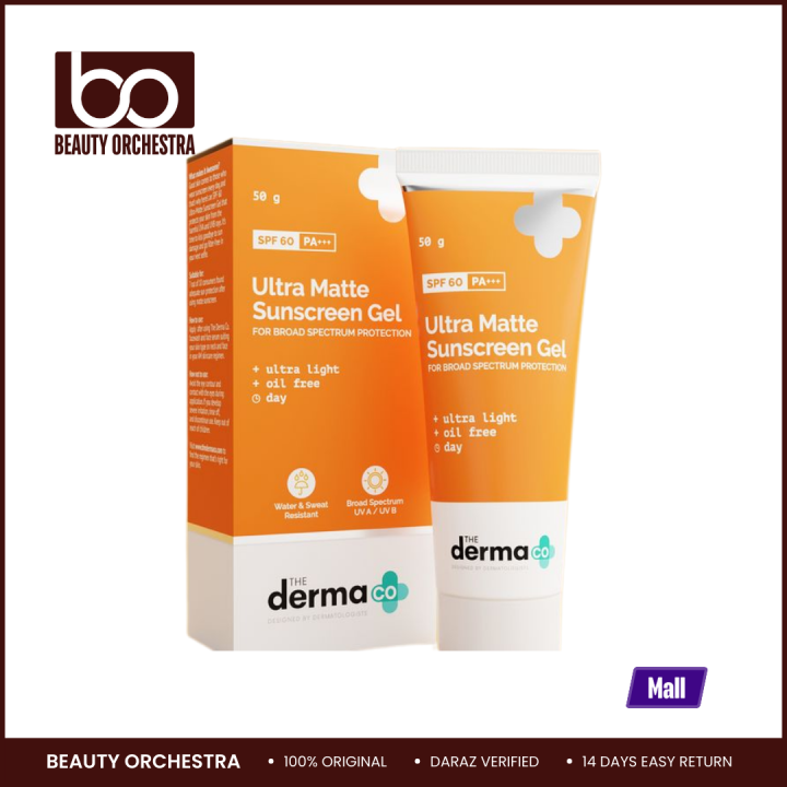 The Derma Co Ultra Matte Sunscreen Gel - 50g | Daraz.com.bd