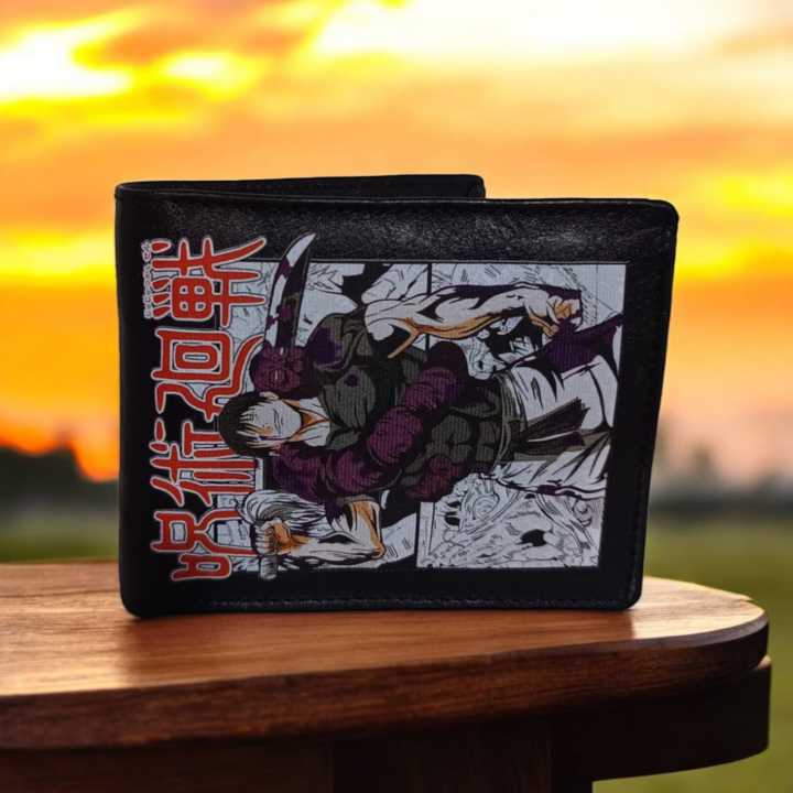 Toji Fushiguro Black Anime Wallet Jujutsu Kaisen | Daraz.com.bd