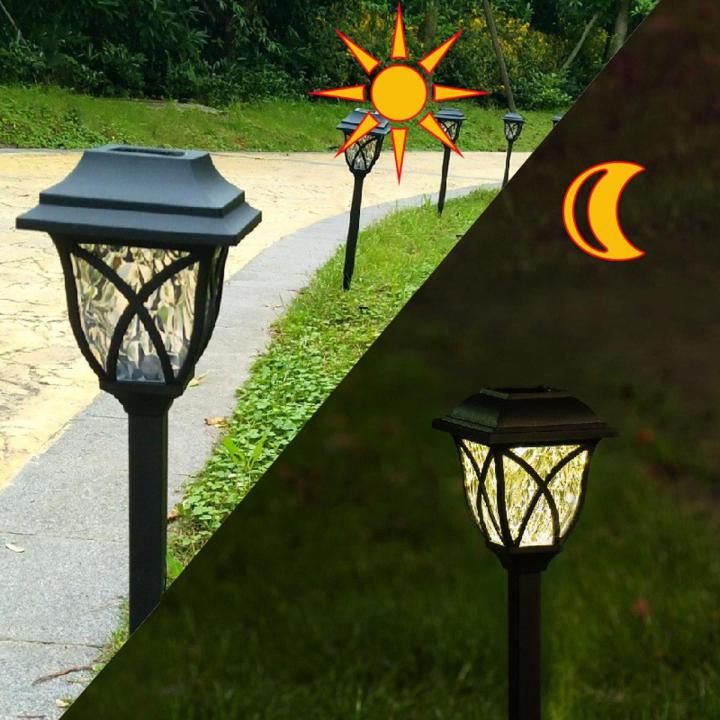 Marvelous 2Pcs Outdoor LED Solar Light Waterproof Yard Lamp For Garden ...