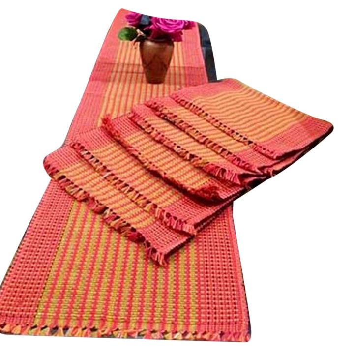 7 pcs Dining Table Runner set multi colour | Daraz.com.bd