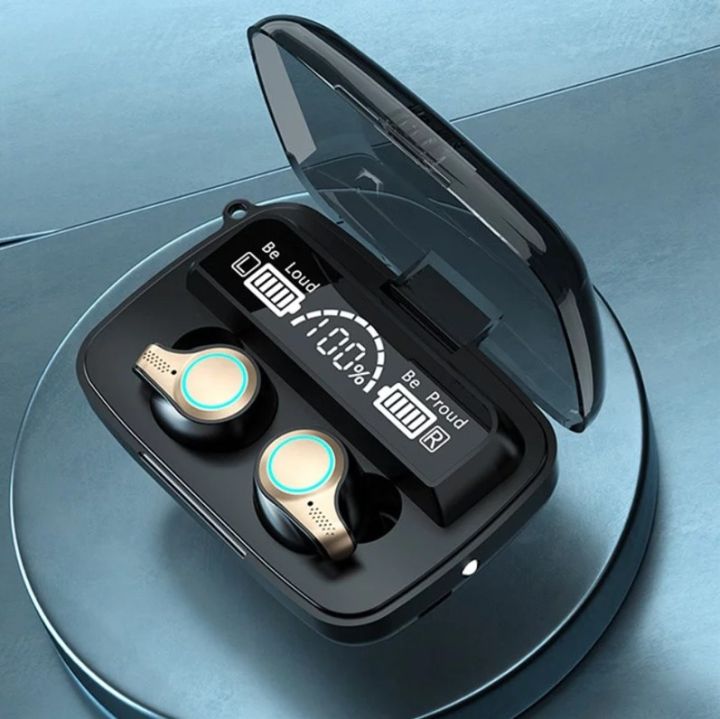 M18 TWS Bluetooth Earphones Wireless Sports Headphones Waterproof Touch ...