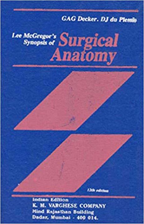 Lee Mcgregor\'s Synopsis Of Surgical Anatomy | Daraz.com.bd