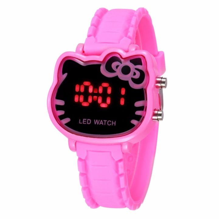 【Lejia】Cute Cartoon Kids Watch Girls Boys LED Wrist Watches Clock Kid ...