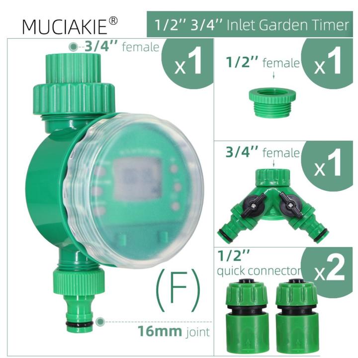 1 SET LCD Garden Digital Water Timer Electonic Automatic Irrigation ...