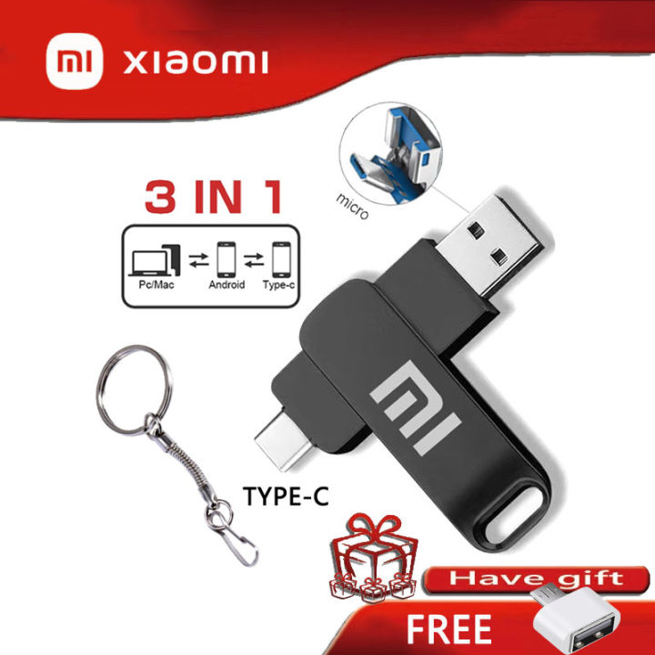 【Ready Stock+FREE Shipping+COD】XIAOMI TYPE-C Flash Driver 128GB 256GB ...