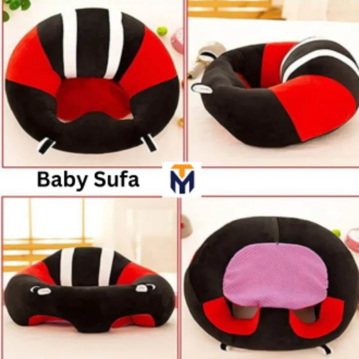 Baby Support Seat Sofa Plush Soft Animal Shaped Baby Learning to Sit ...