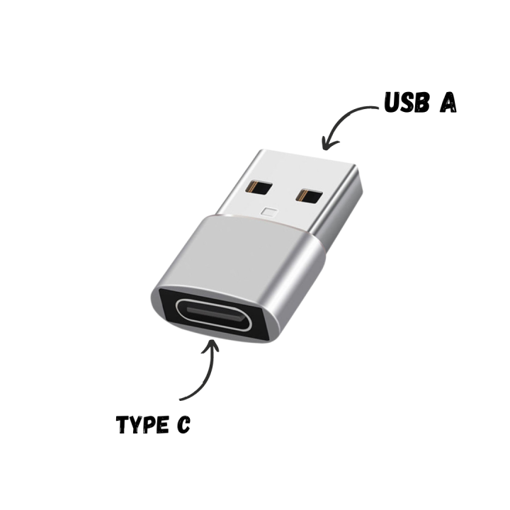 OTG Type C Female To USB A Male Adapter | Daraz.com.bd