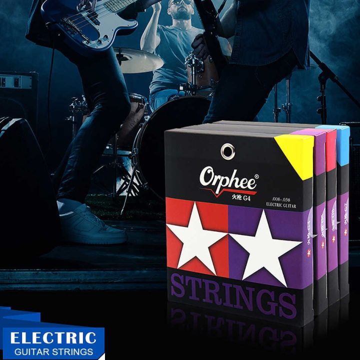 Orphee G4 Firelock Electric Series Strings Set for Electric Guitar ...