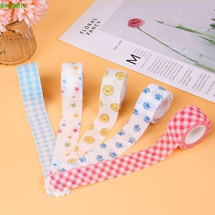 EXPEN Cute Self Adhesive Bandage Writing Protect Fingers Tools Elastic ...