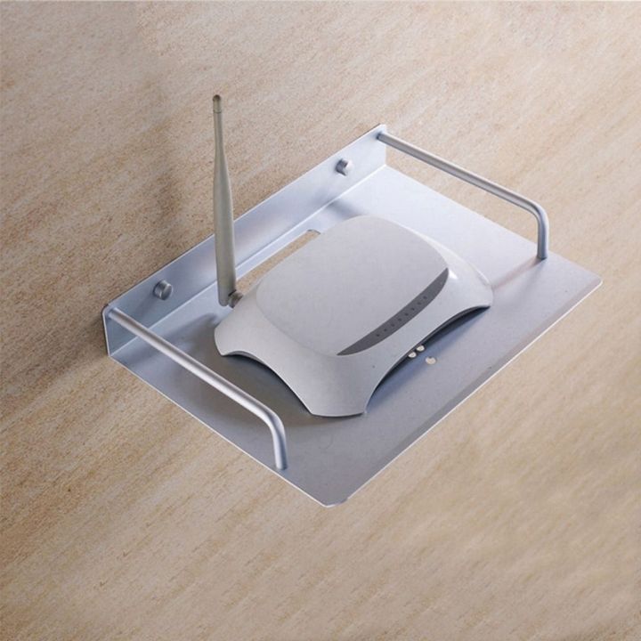 Multi-purpose Space Aluminum Router Stand Black/ Single-Layer TV Set ...