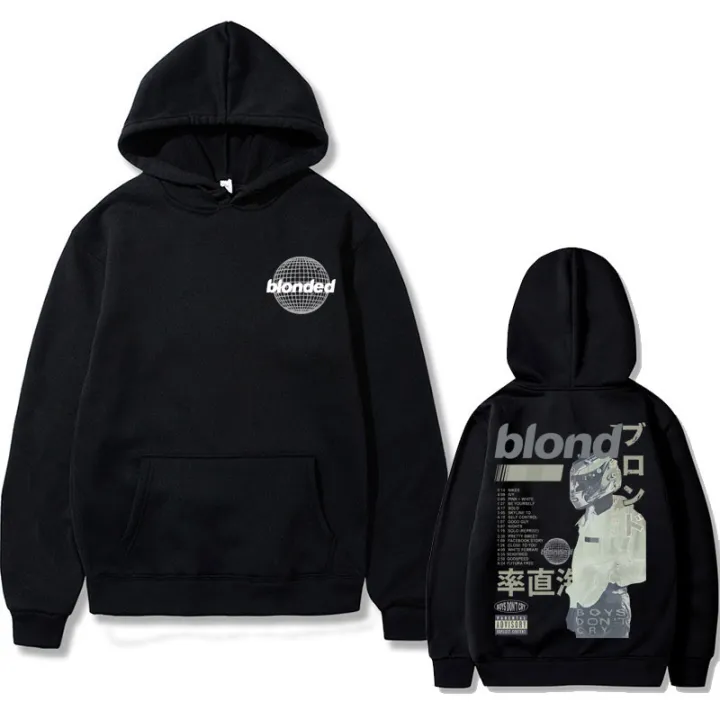 Rapper Frank Double Sided Print Hoodie Rap Men's Blond Hip Hop ...