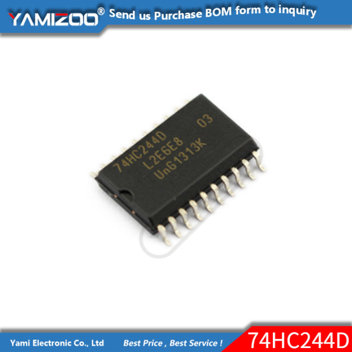 10PCS 74HC244D 74HC244 SOP SN74HC244DWR SOP-20 74HC245D 74HC245 74HC273D 74HC273 74HC373D ...